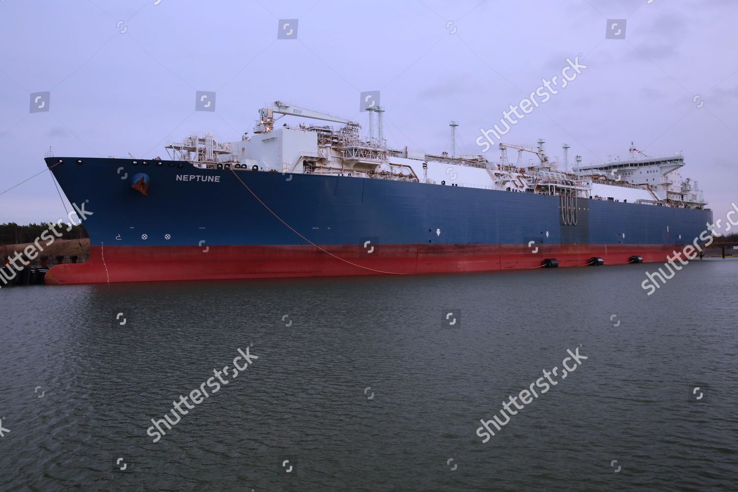View Regasification Ship Neptune Industrial Port Editorial Stock Photo ...