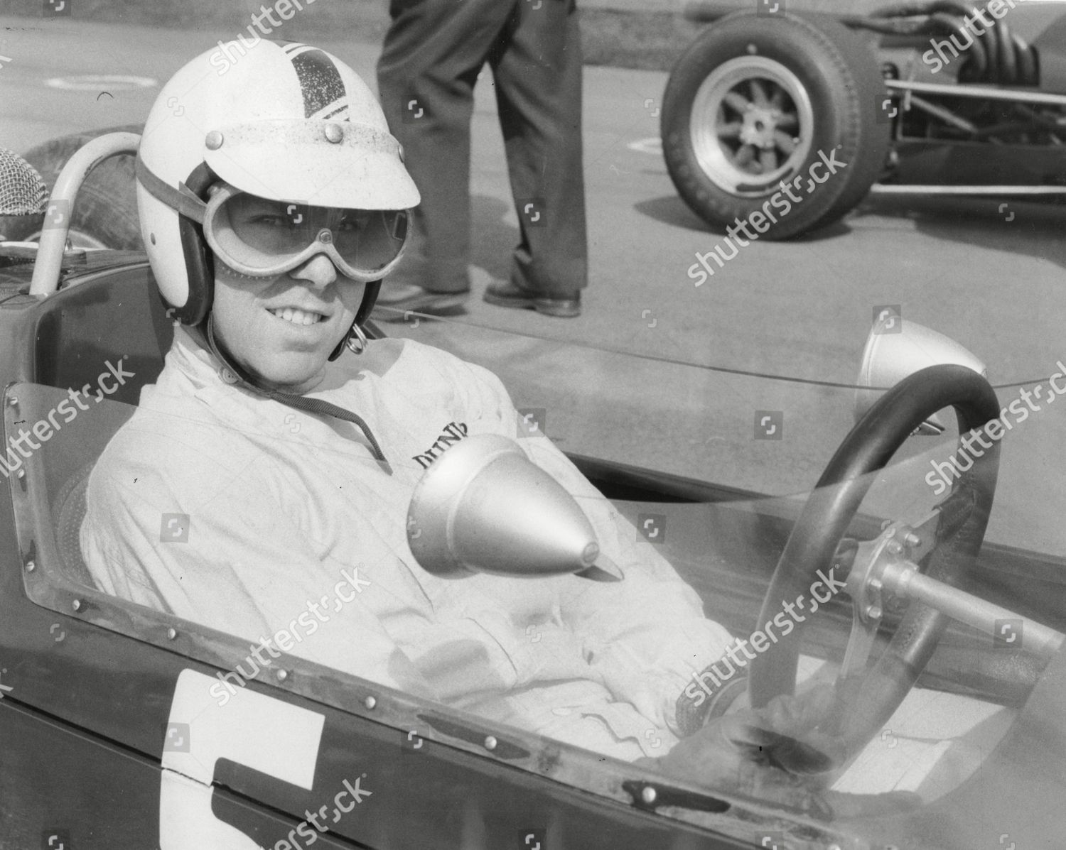 Racing Driver Richard Attwood His Ferrari Editorial Stock Photo - Stock ...