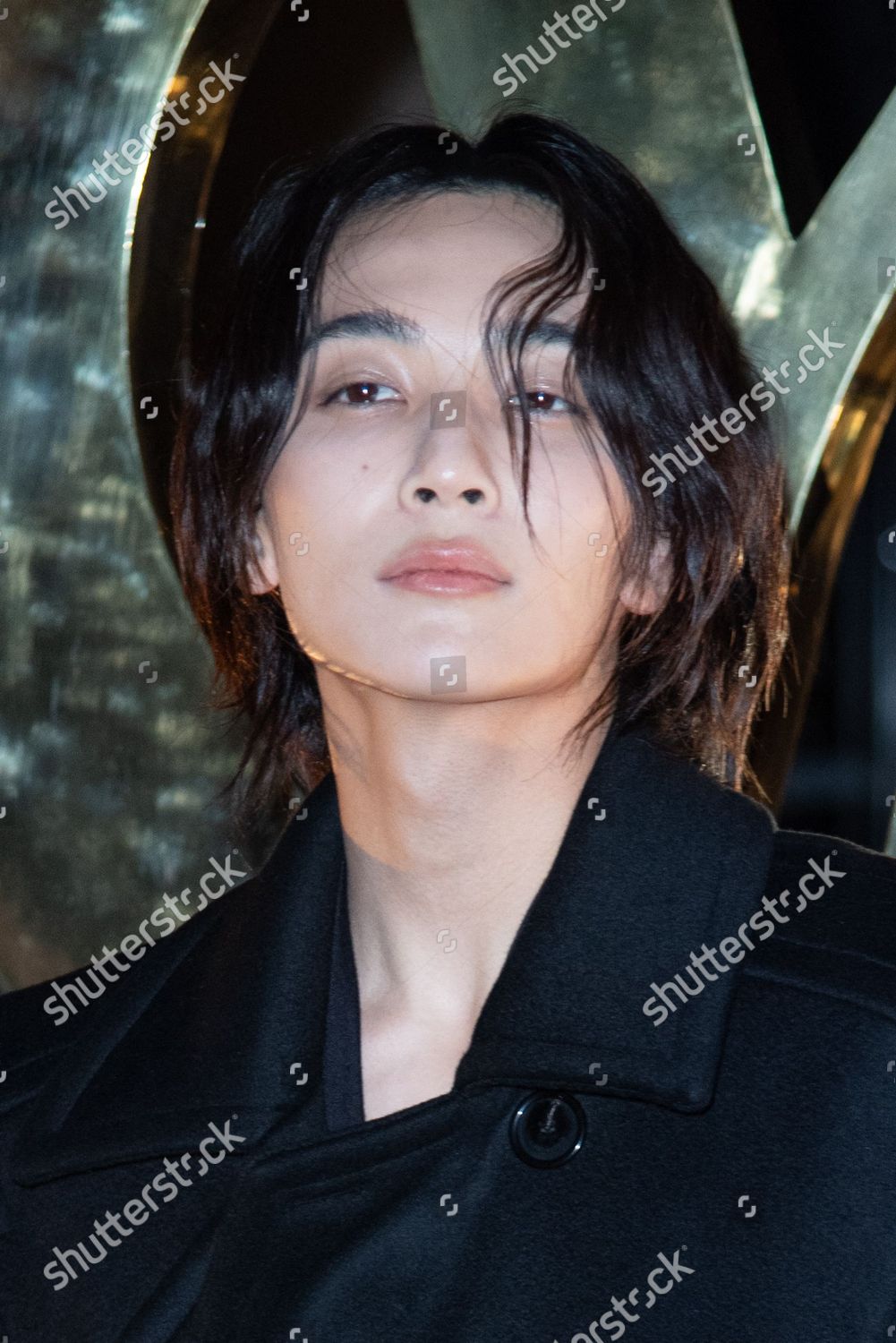 Jeong Han Attending Saint Laurent Menswear Editorial Stock Photo ...
