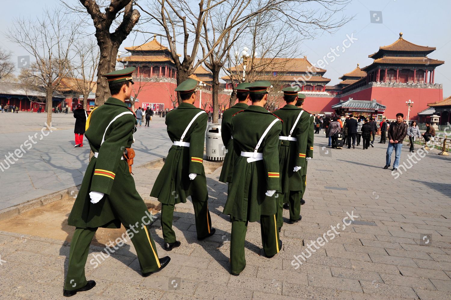 Chinese Guards Forbidden Cityv Beijing China Editorial Stock Photo ...