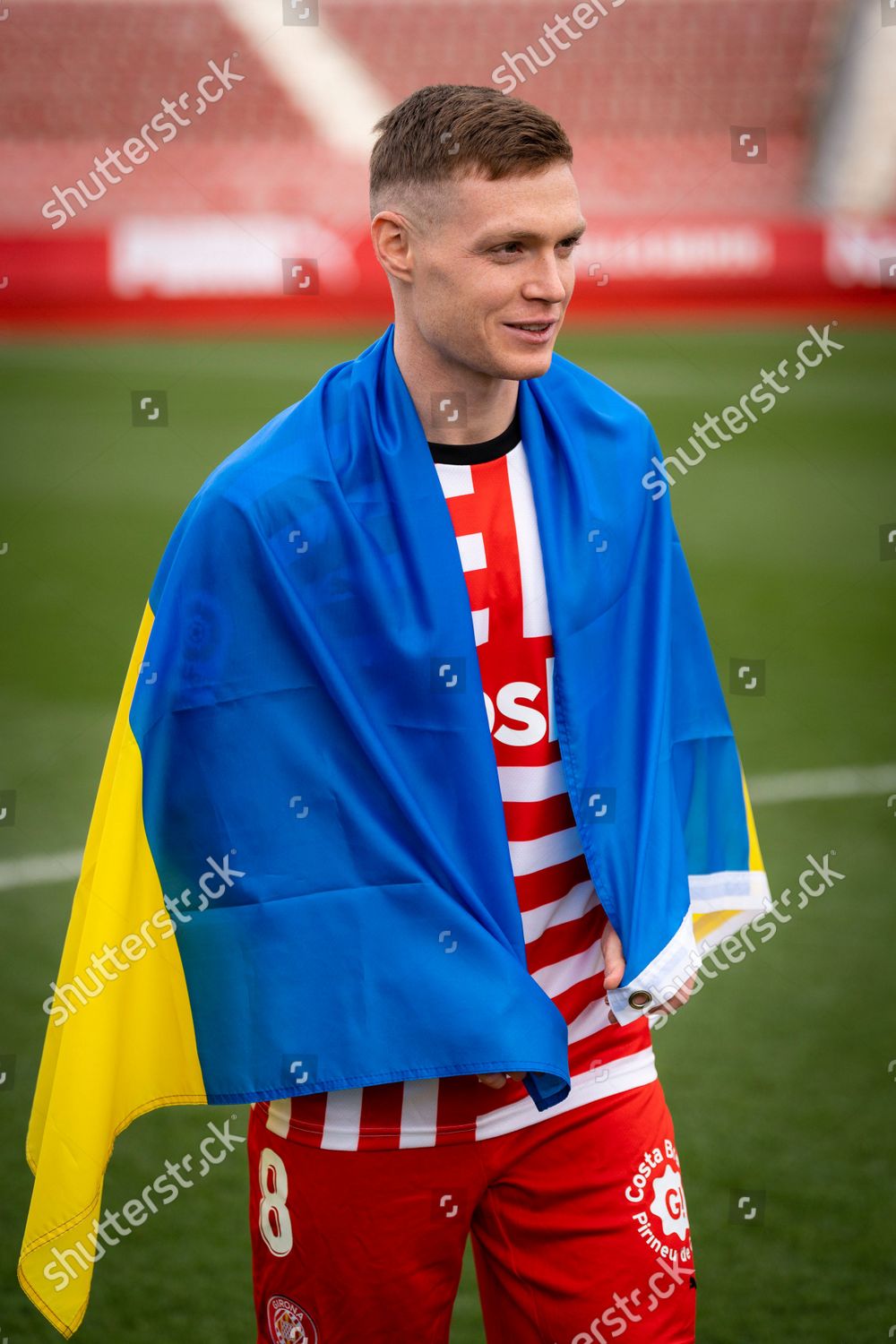 Ukrainian Striker Viktor Tsygankov Poses Flag Editorial Stock Photo ...