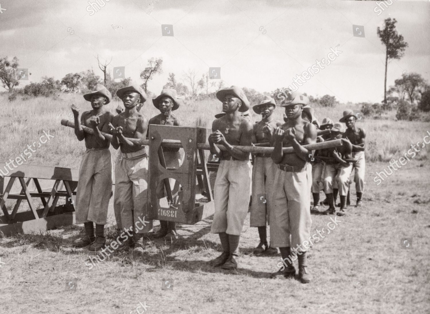 1940s East Africa Askari Soldiers Training Editorial Stock Photo ...