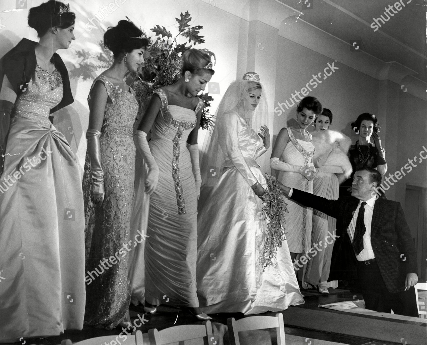 Wedding Dress Designer Norman Hartnell Royal Editorial Stock Photo ...