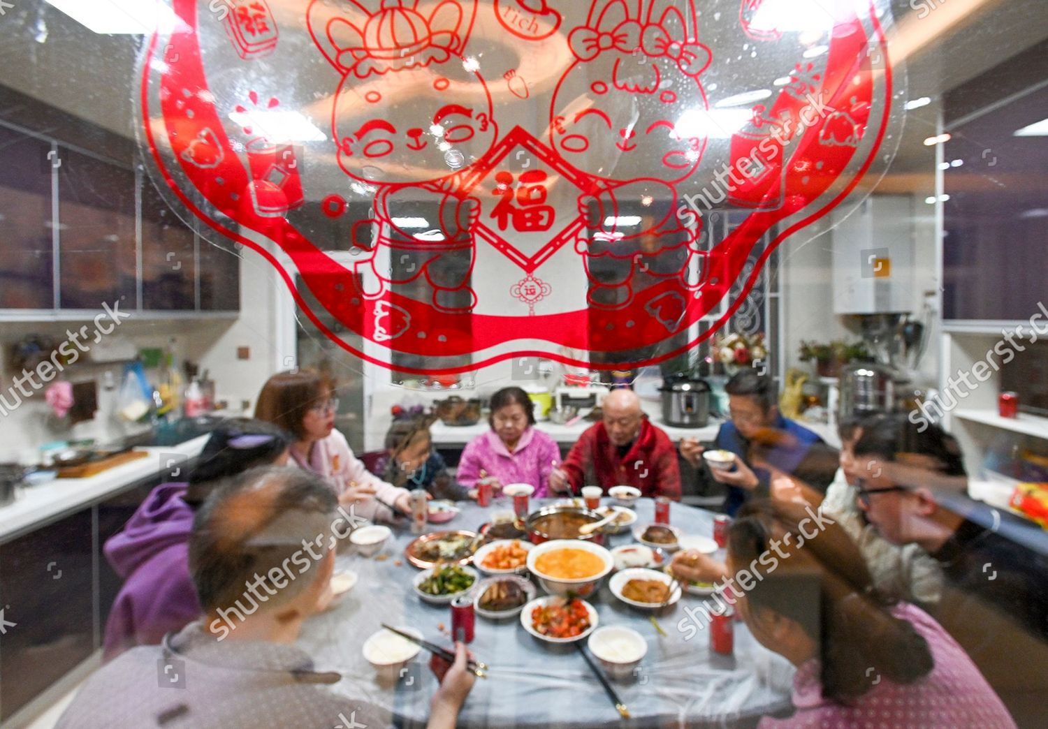 People Enjoy Feast On Eve Spring Editorial Stock Photo - Stock Image ...
