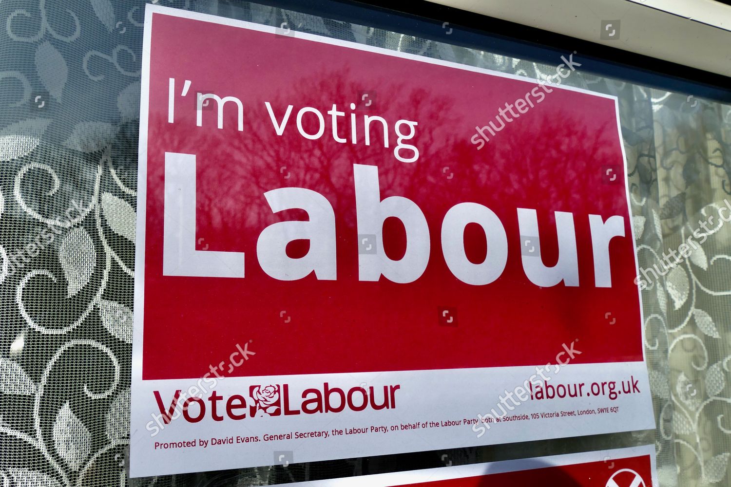 Im Voting Labour Flyer No Tory Editorial Stock Photo - Stock Image ...