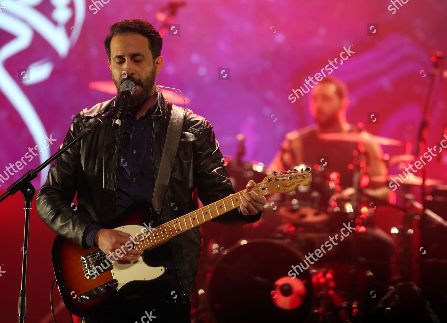 Singer Mahmoud Radaideh Member Jordanian Arabic Editorial Stock Photo ...