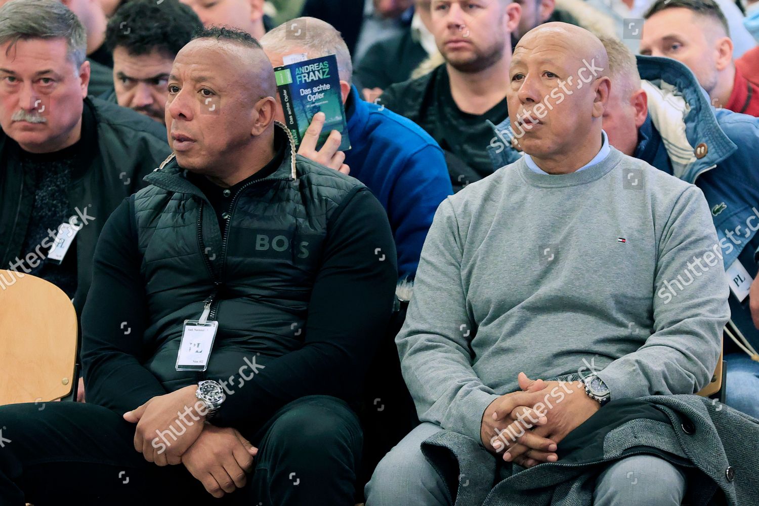 Two Defendants Stand Inside National Court Editorial Stock Photo ...