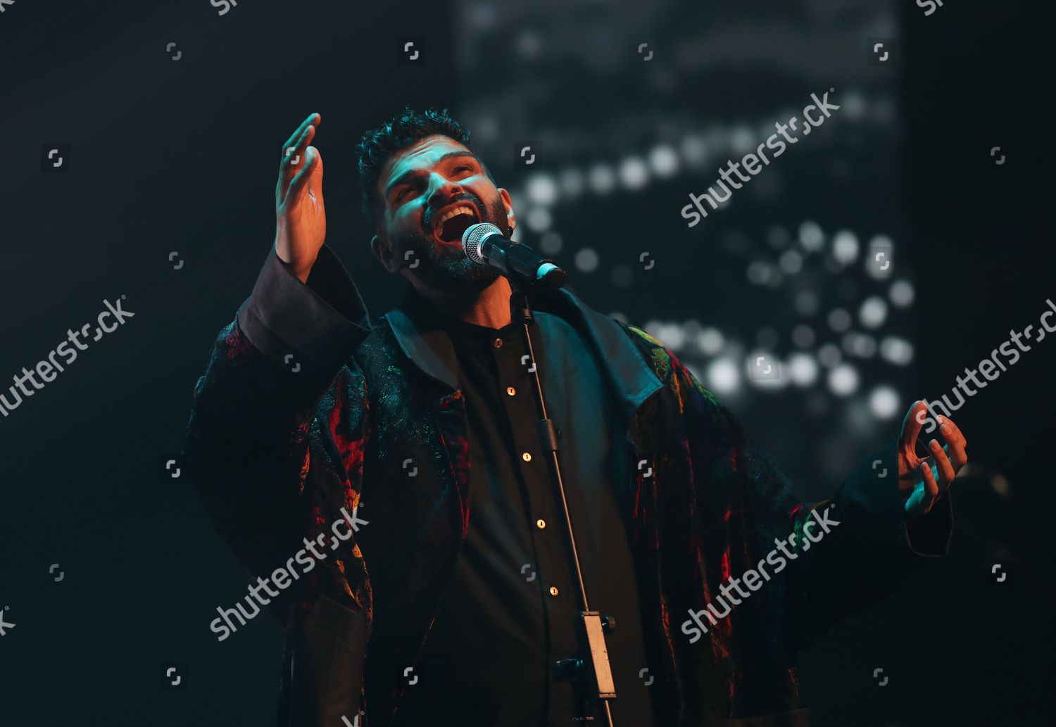 Lebanese Singer Mike Massy Performs During Editorial Stock Photo ...