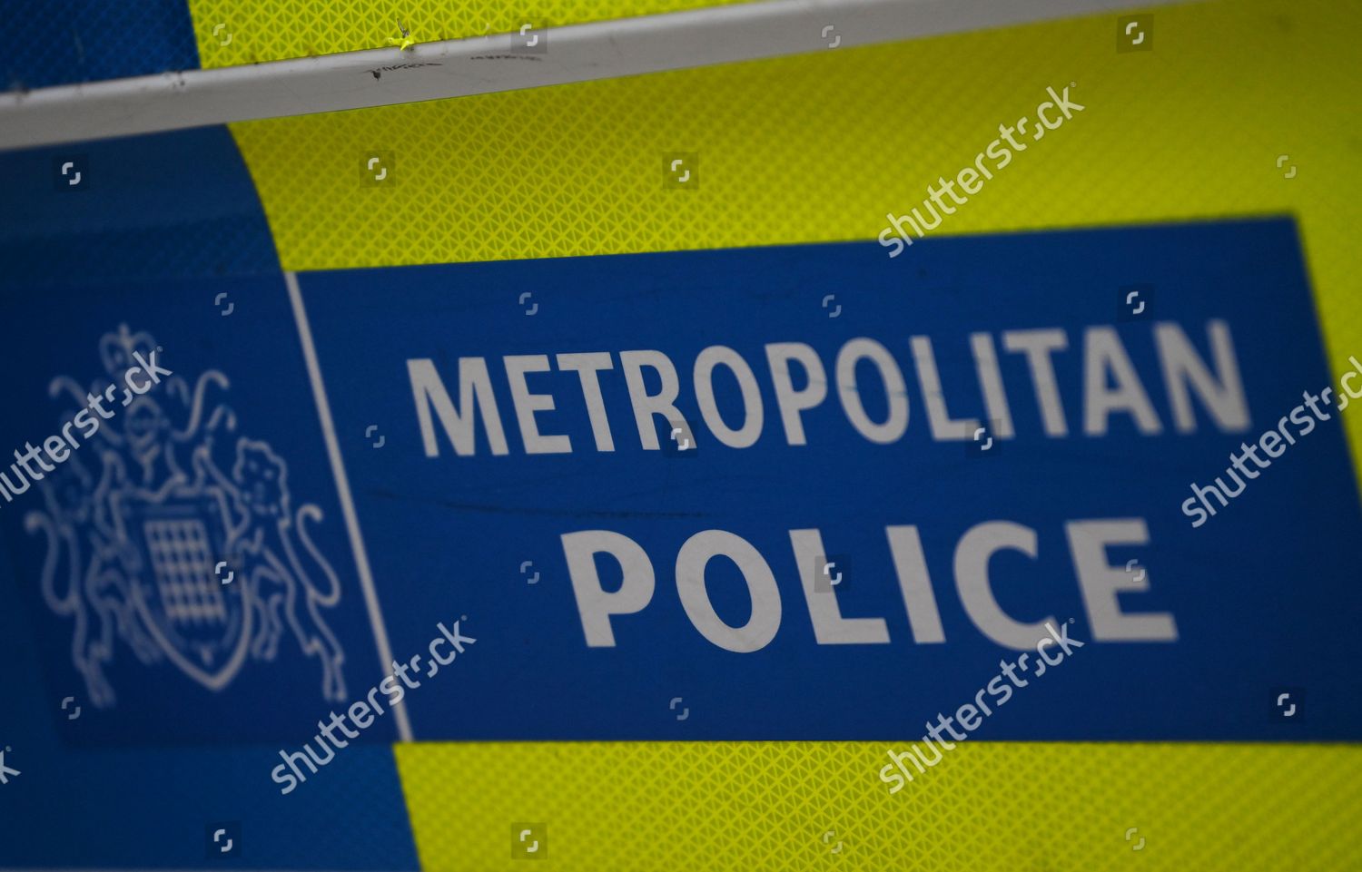 Metropolitan Police Logo Displayed On Vehicle Editorial Stock Photo ...
