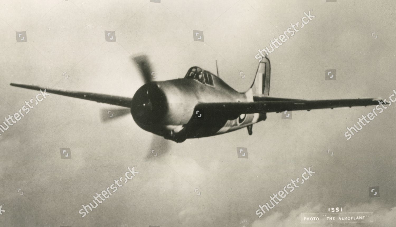 Royal Navy Grumman G36a G36b Martlet Editorial Stock Photo - Stock ...