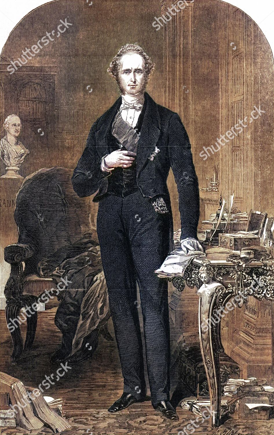 Henry John Temple Third Viscount Palmerston Editorial Stock Photo ...