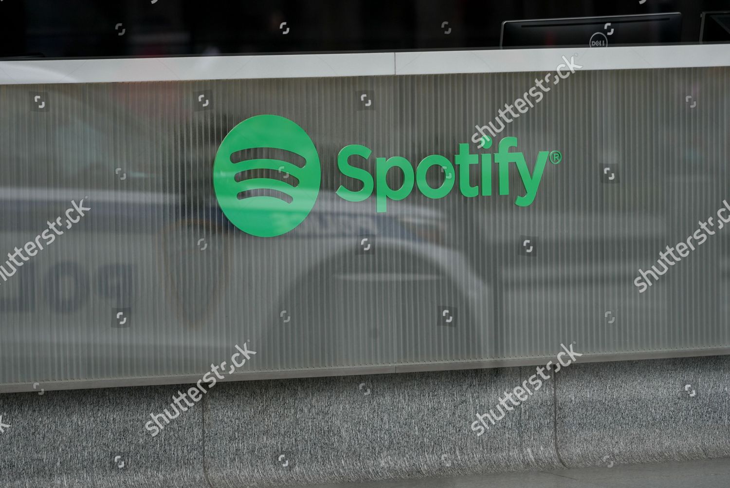 Spotify New York City Headquarters Entrance Editorial Stock Photo ...