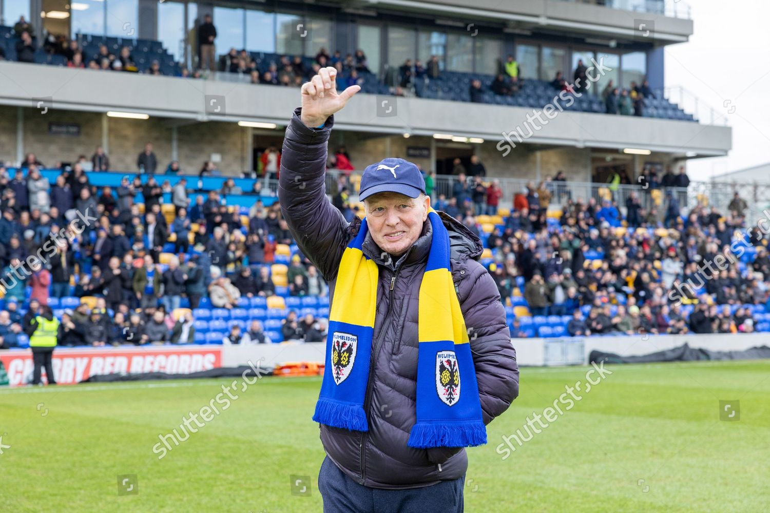 Exafc Wimbledon Manager Dave Bassett Before Editorial Stock Photo ...