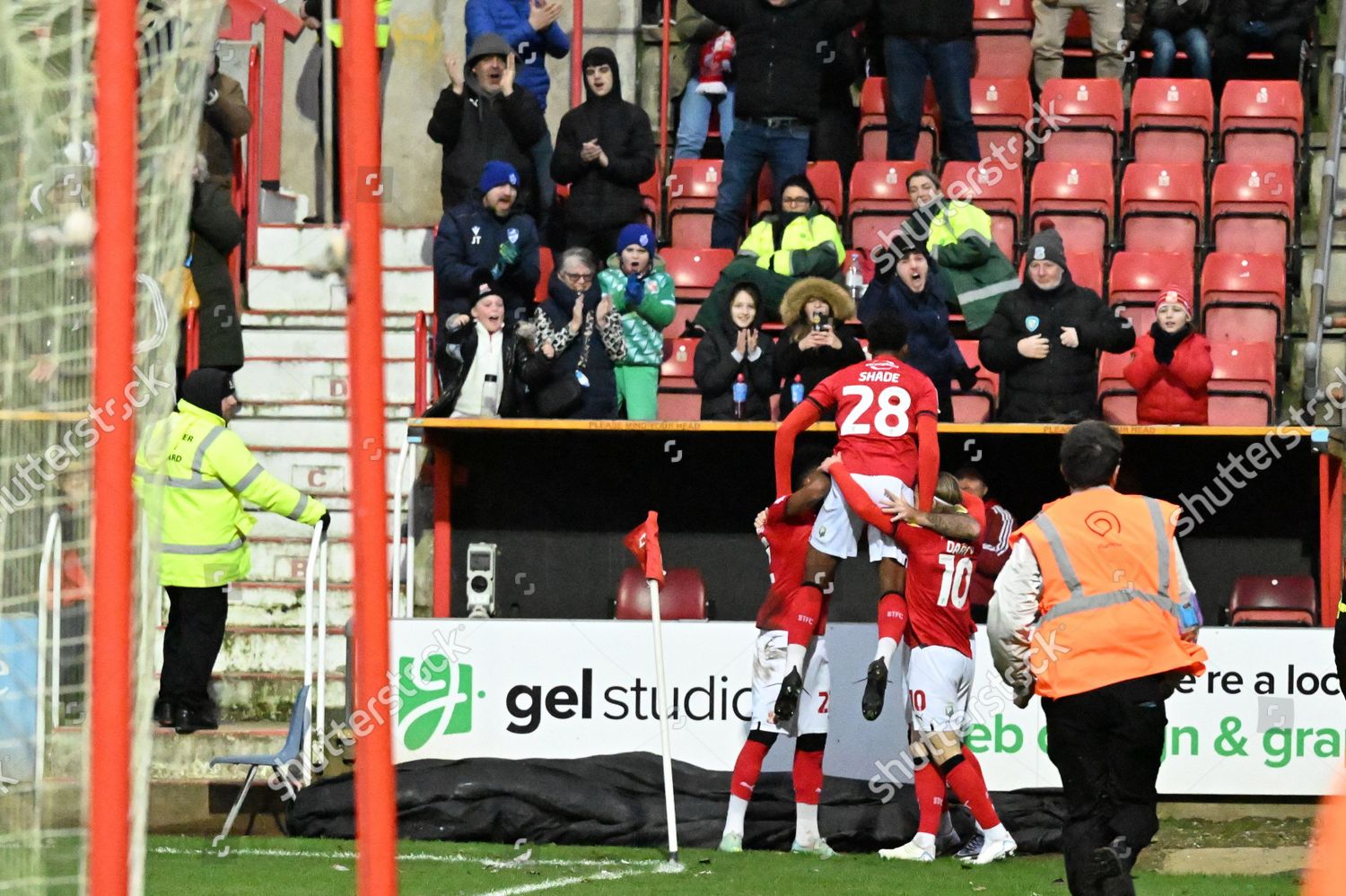 Goal Swindon Town Forward Charlie Austin Editorial Stock Photo - Stock ...