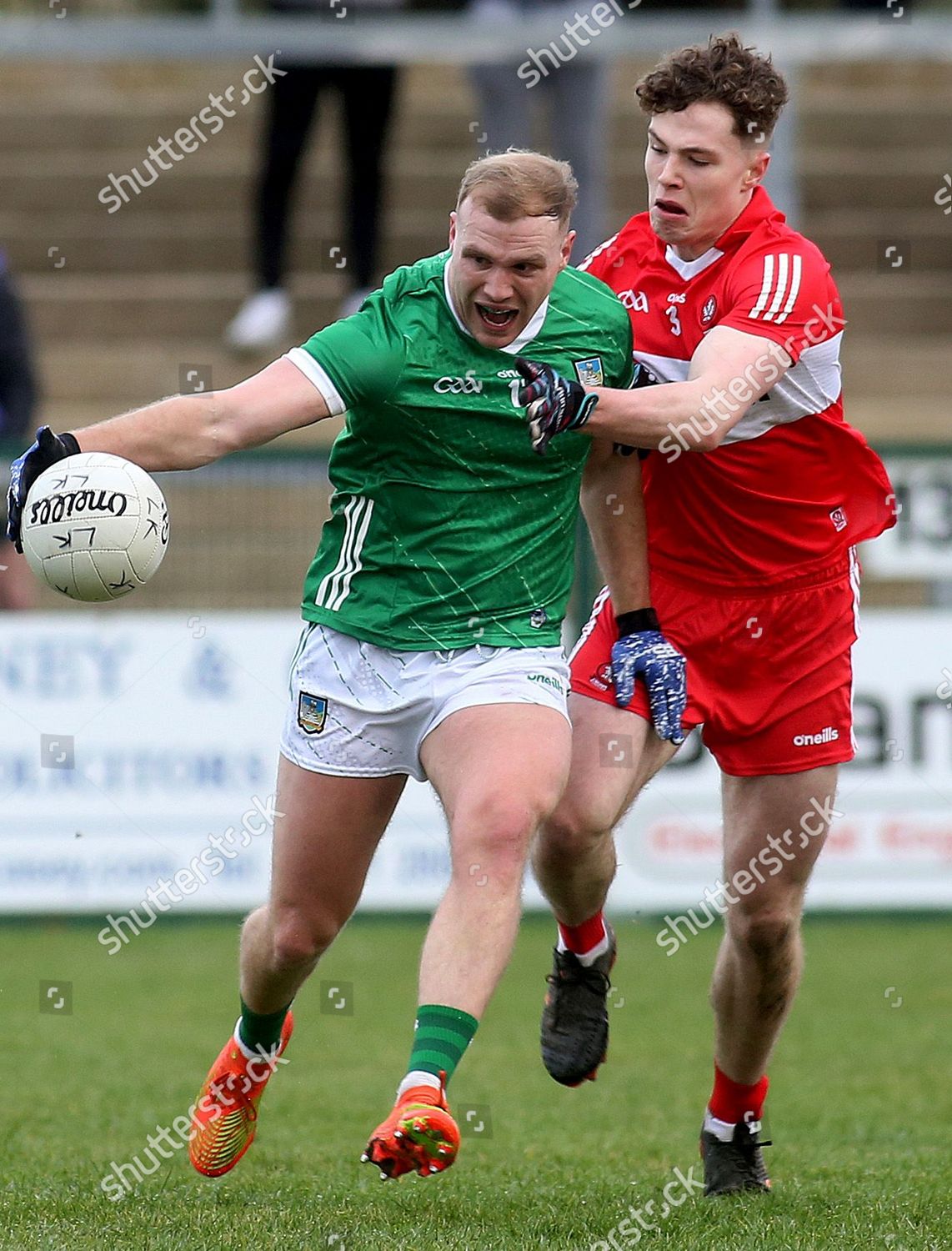 Derry Vs Limerick Limericks Adrian Enright Editorial Stock Photo ...
