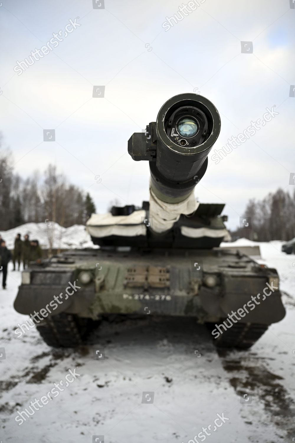 Main Battle Tank Leopard 2a6 Finnish Editorial Stock Photo - Stock ...