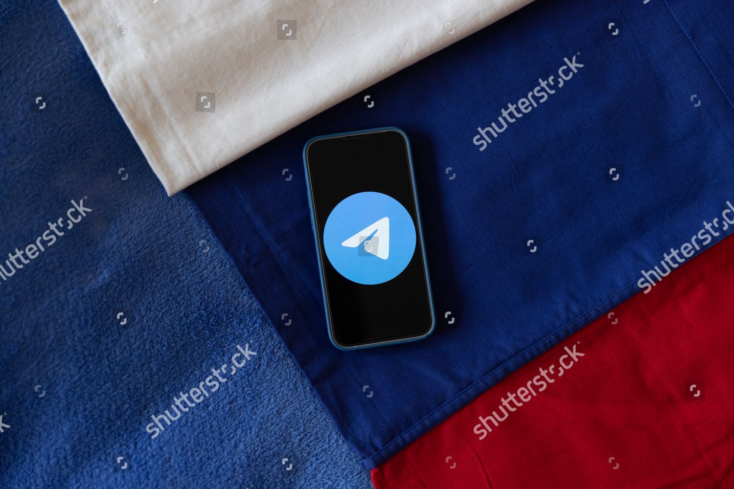 Illustration Showing Telegram Messenger App Logo Editorial Stock Photo ...
