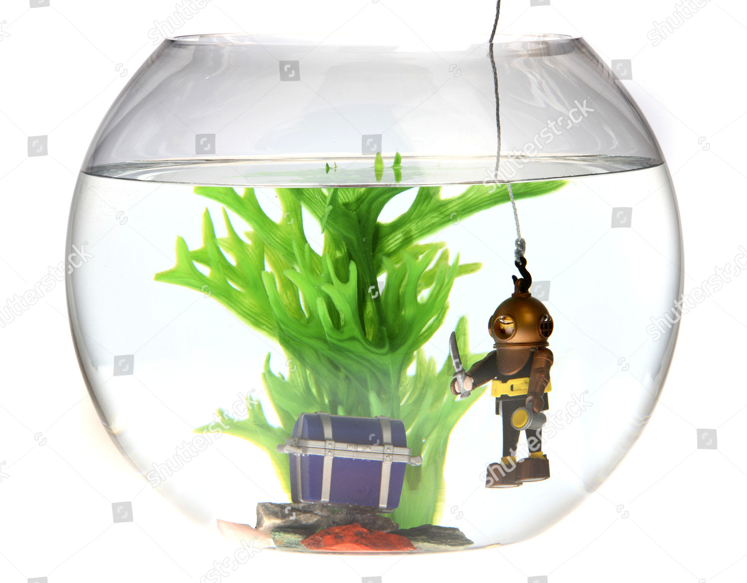 Toy Deep Sea Diver Treasure Chest Editorial Stock Photo - Stock Image ...