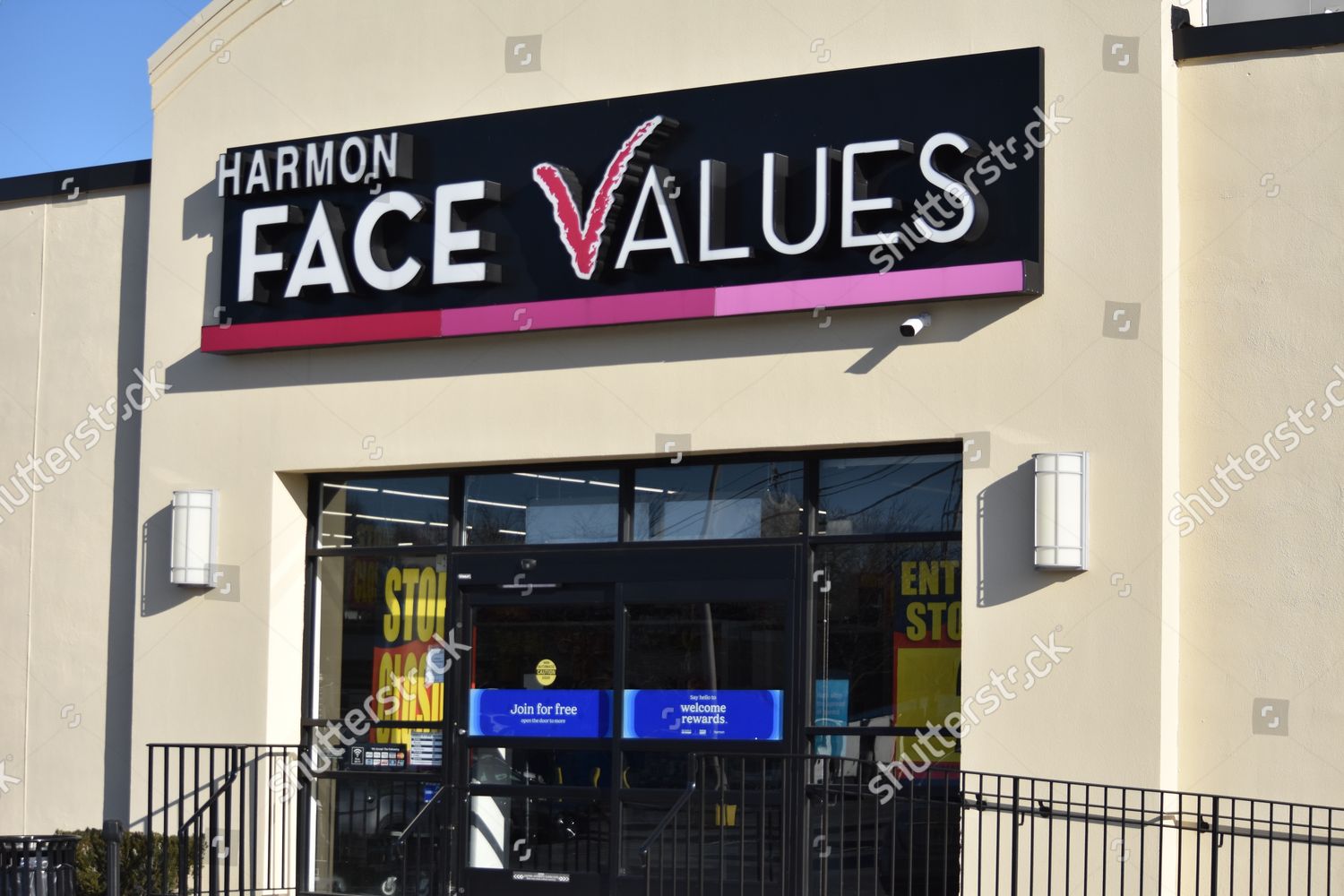 Harmon Face Values Store Part Bed Editorial Stock Photo - Stock Image ...