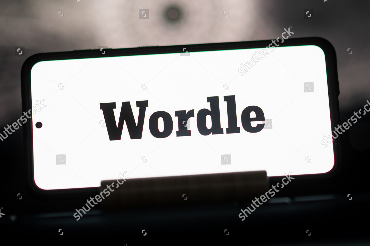This Photo Illustration Wordle Logo Seen Editorial Stock Photo - Stock ...