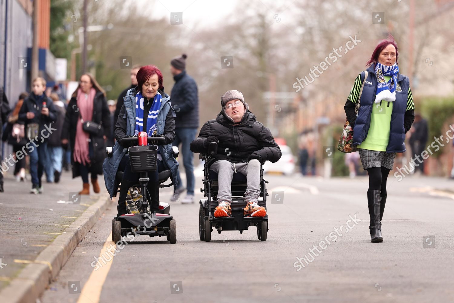 Disabled Fans Start Arrive Stadium Ahead Editorial Stock Photo - Stock ...
