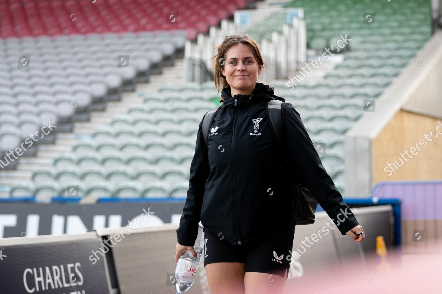 Emma Swords Harlequins Arrives Stadium Prior Editorial Stock Photo ...