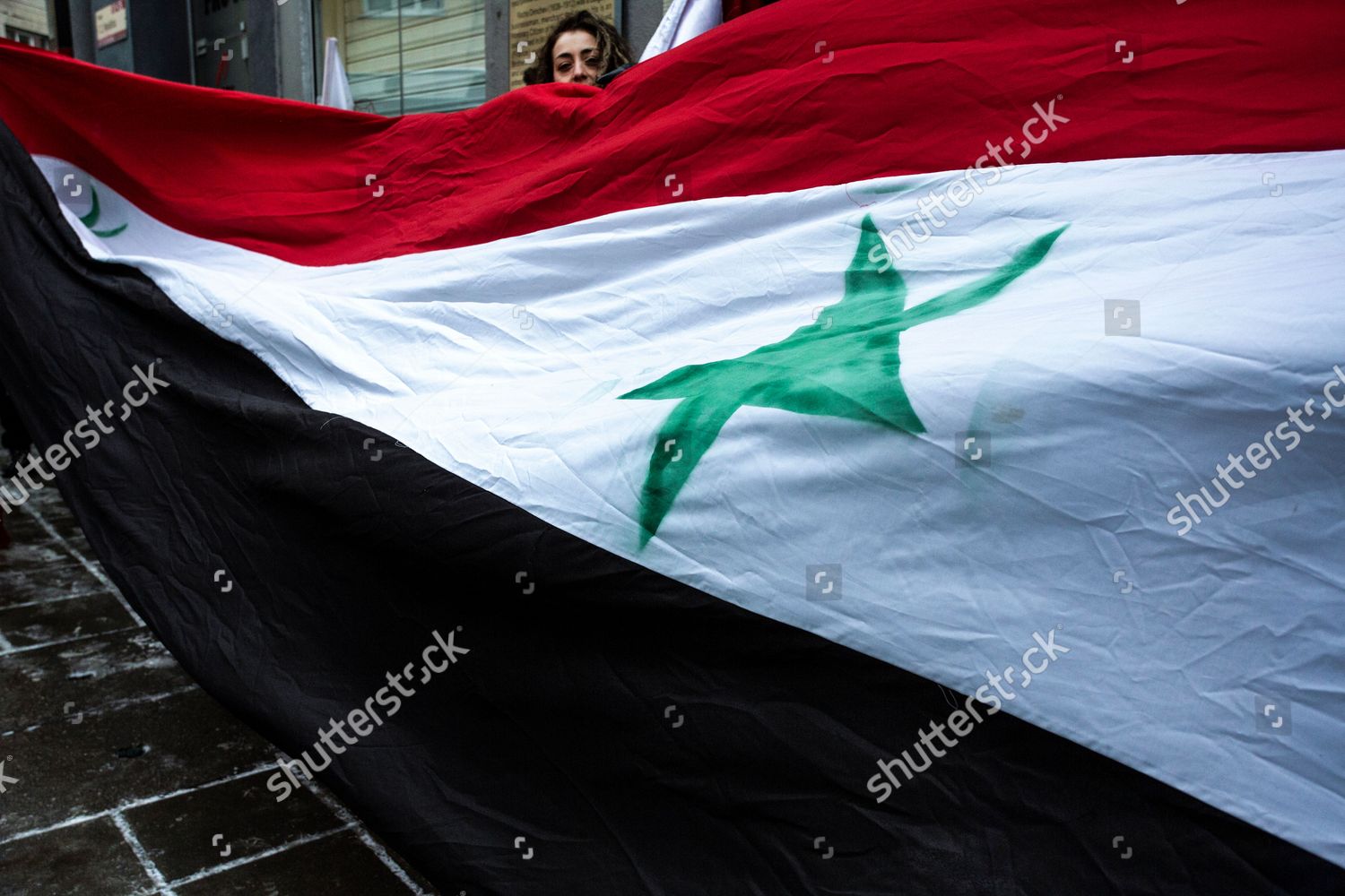 People Portraits Syrian President Bashar Alassad Editorial Stock Photo ...