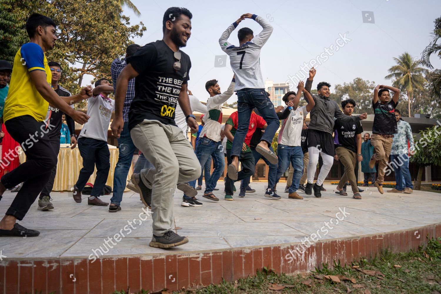 Fans Recreate Iconic Siu Celebration Cristiano Editorial Stock Photo ...