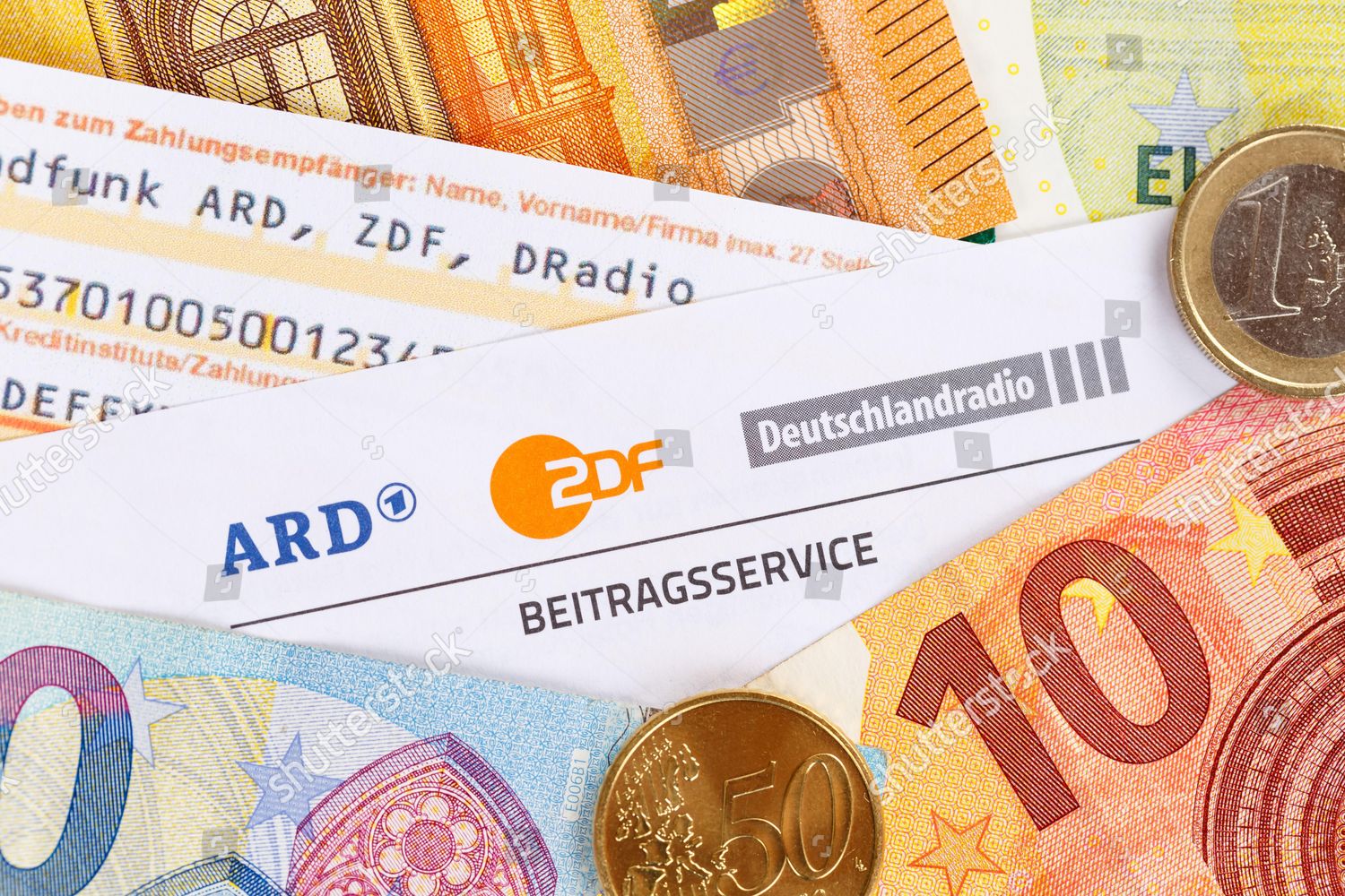 Contribution Service Ard Zdf Rundfunkgebuehr Gez Editorial Stock Photo ...