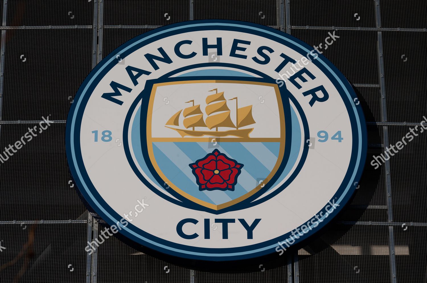 General View Manchester City Club Crest Editorial Stock Photo - Stock ...