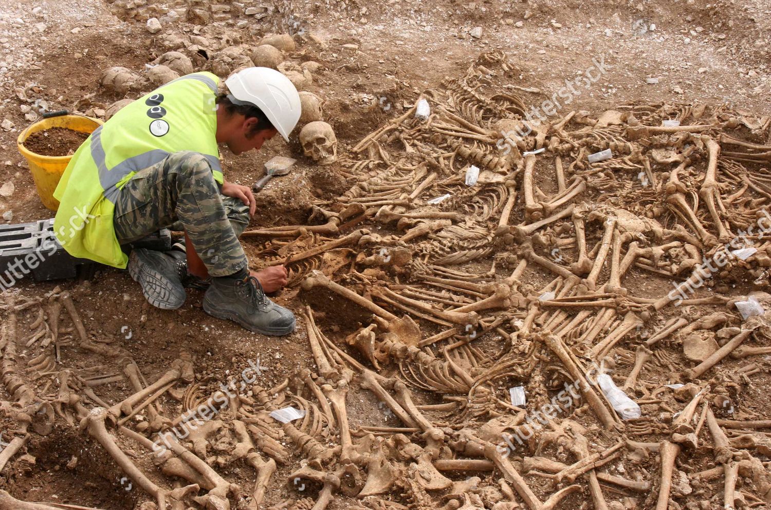 Remains Viking Warriors Found Mass Grave Editorial Stock Photo - Stock ...