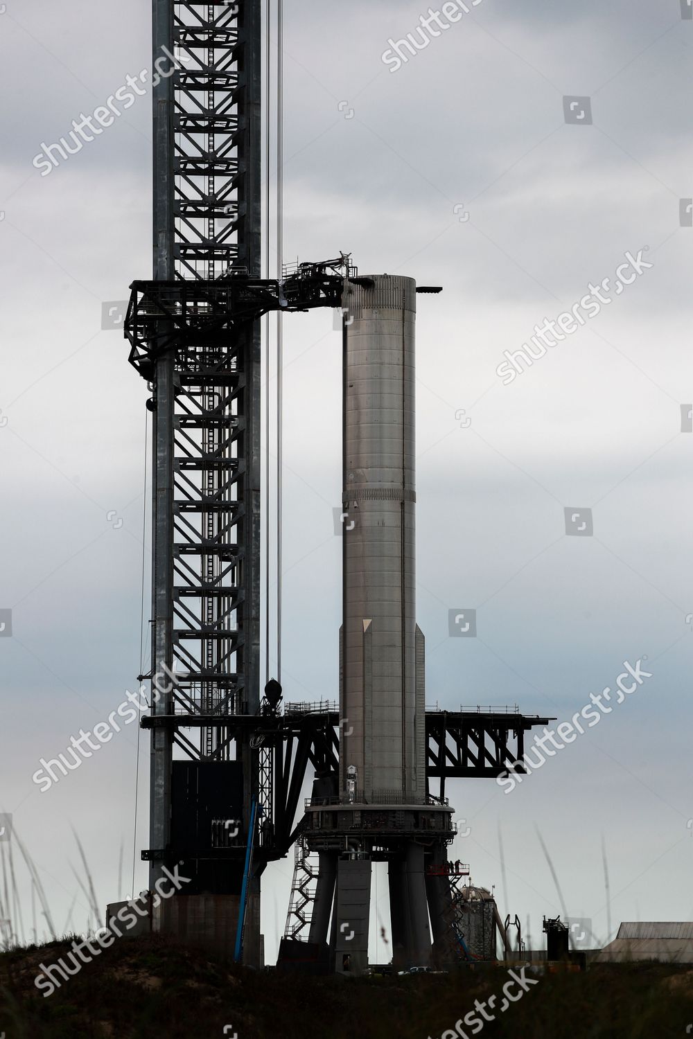 On February 8 2023 Spacex Workers Editorial Stock Photo - Stock Image ...