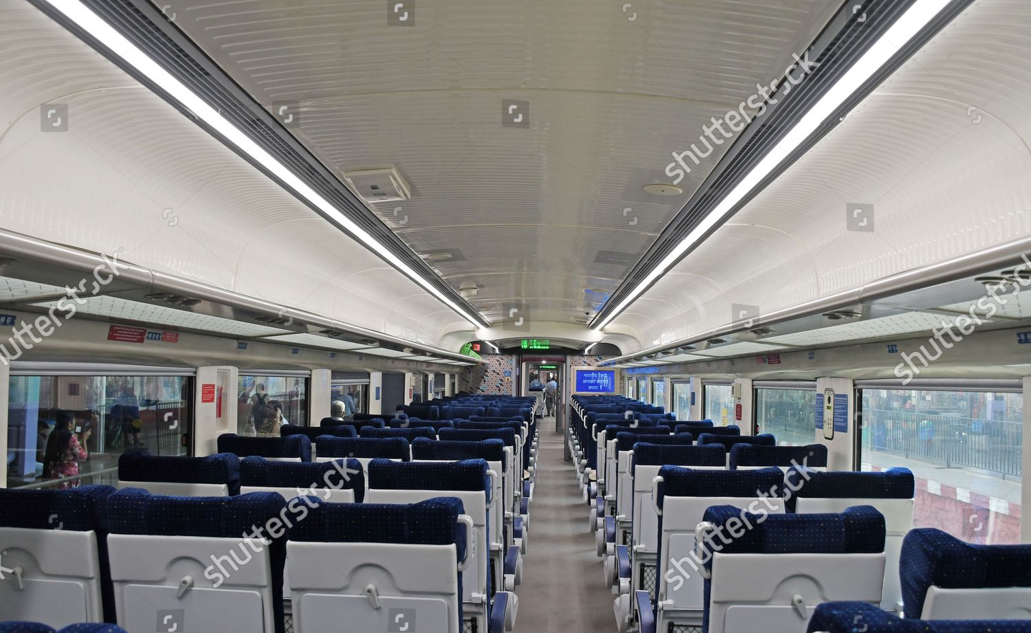Interior View Vande Bharat Express Coach Editorial Stock Photo - Stock ...