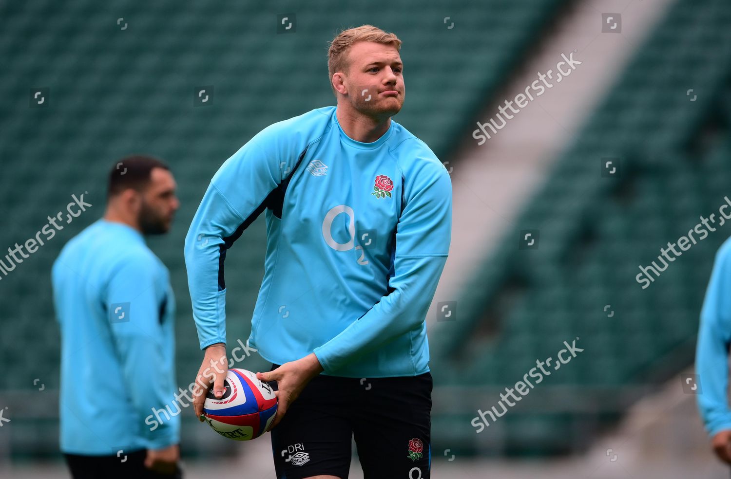 David Ribbans England During England Rugby Editorial Stock Photo ...
