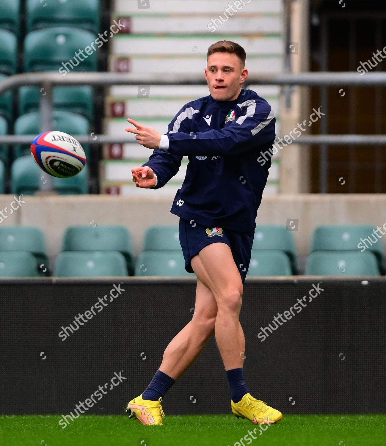 Stephen Varney Italy During Italy Rugby Editorial Stock Photo - Stock ...