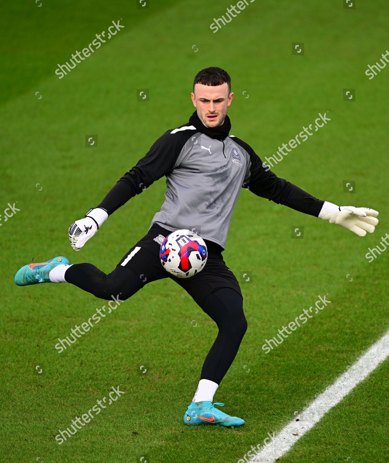 Callum Burton Goalkeeper Plymouth Argyle Warming Editorial Stock Photo ...