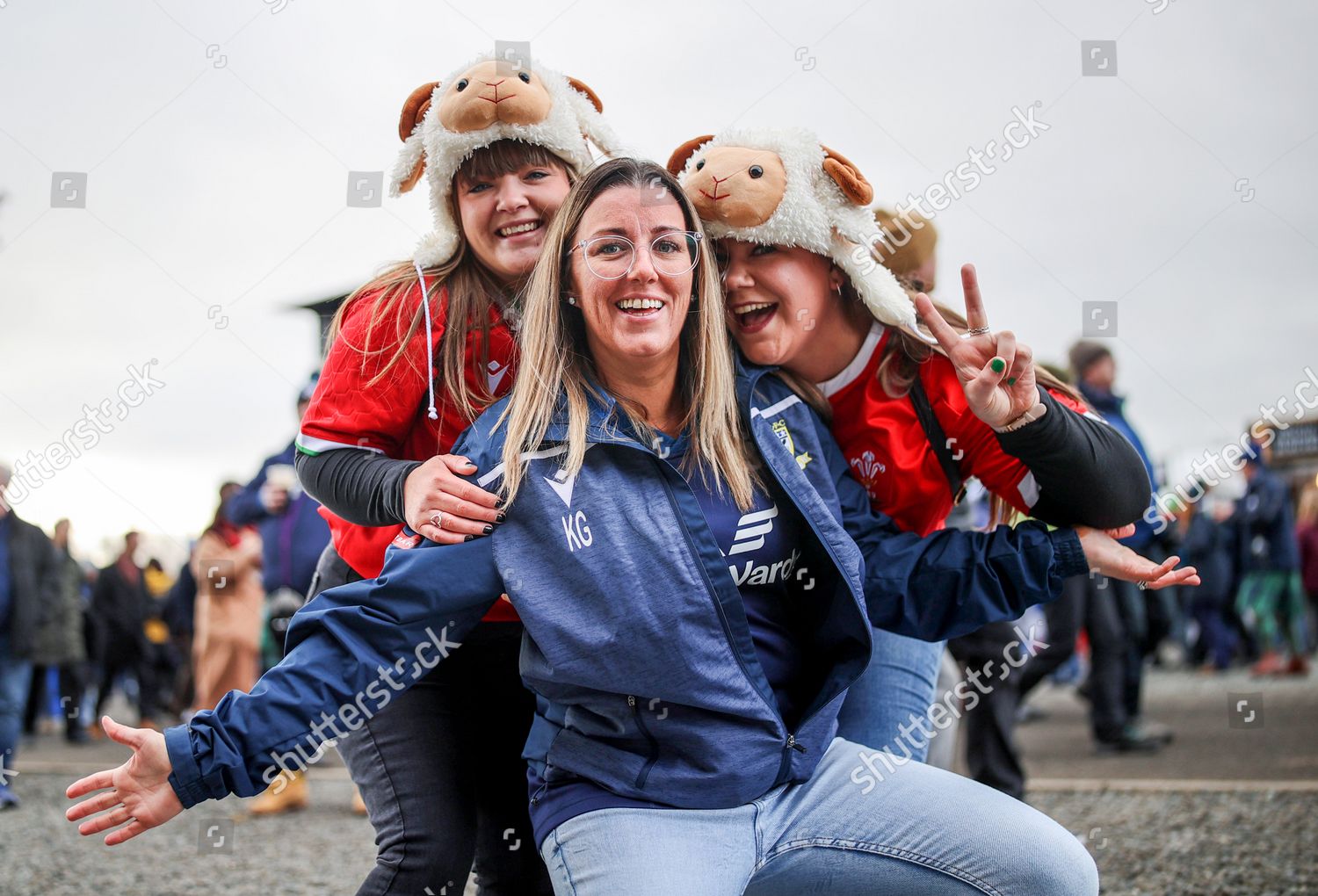 Scotland Vs Wales Wales Fans Cara Editorial Stock Photo - Stock Image ...