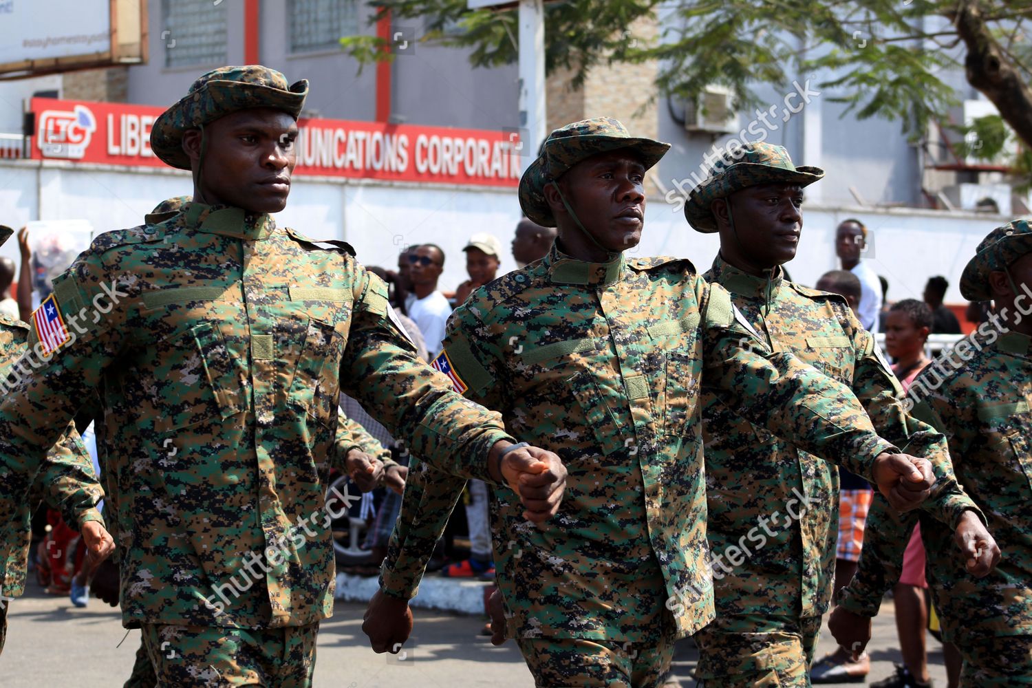Soldiers Armed Forces Liberia Afl Parade Editorial Stock Photo - Stock ...