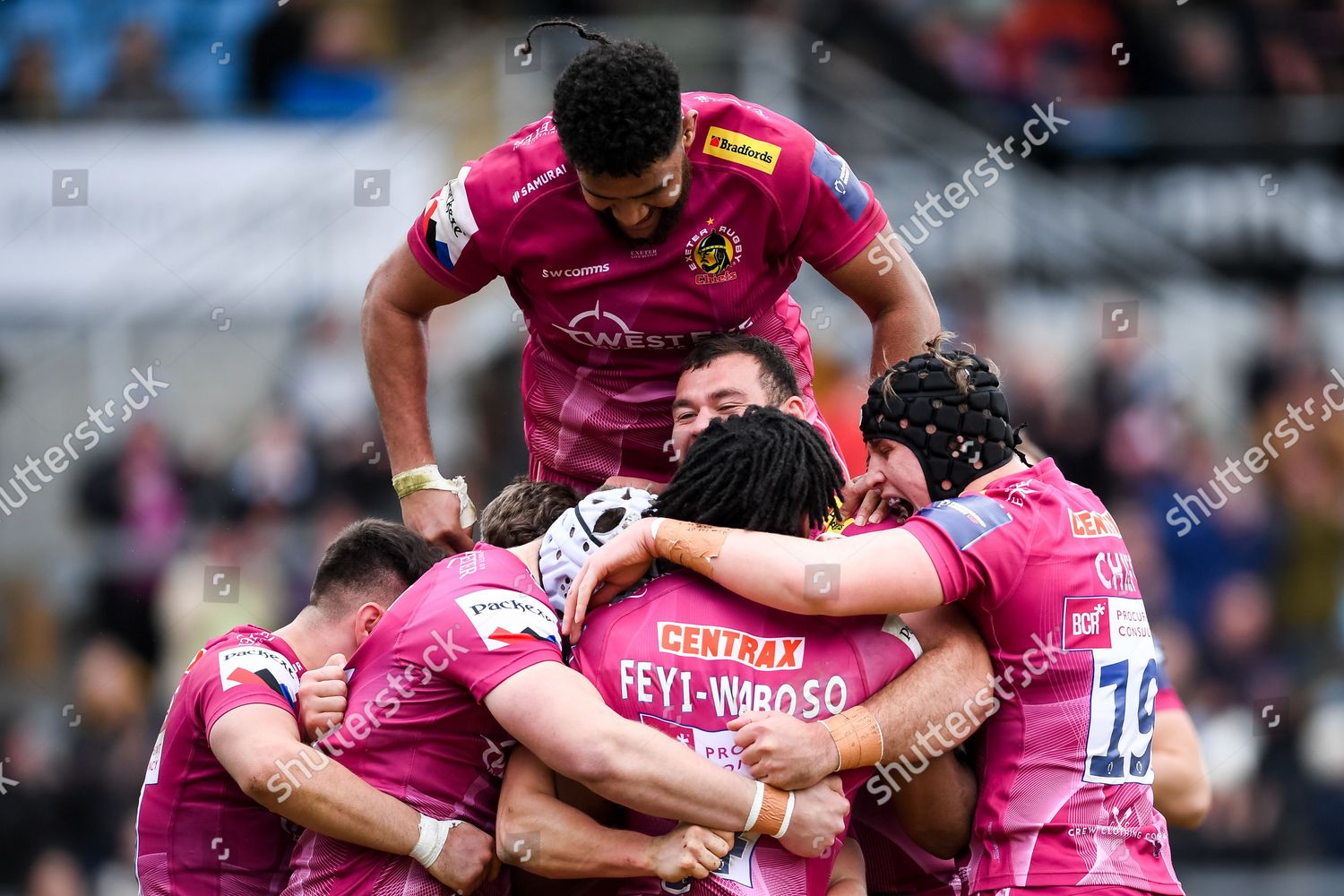 Joe Bailey Rus Tuima Exeter Chiefs Editorial Stock Photo - Stock Image ...