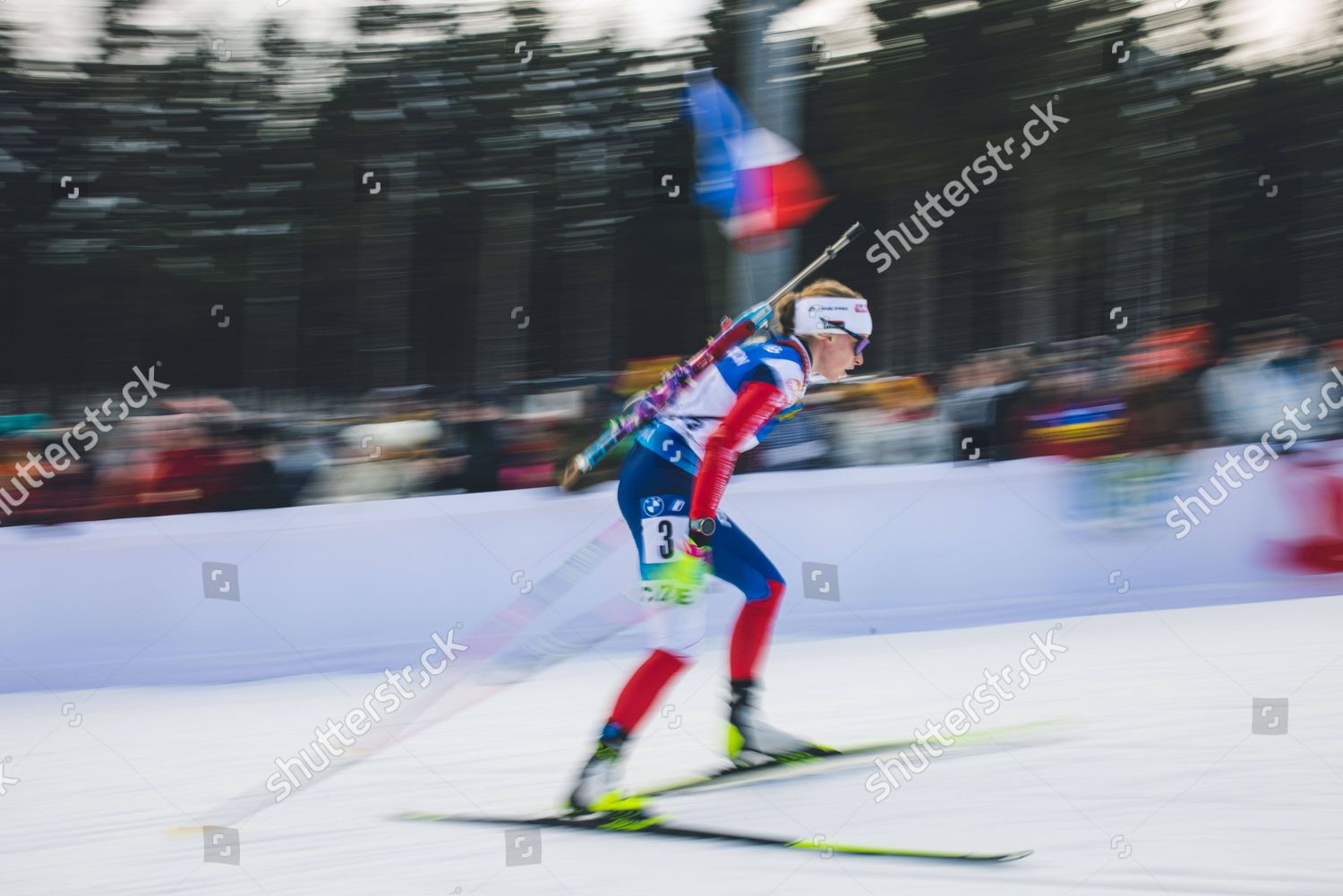 Davidova Marketa Czech During 2023 Biathlon Editorial Stock Photo ...