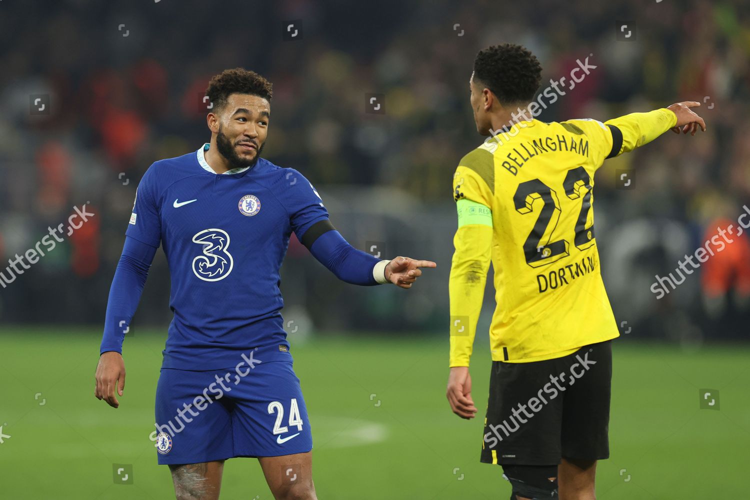 Reece James Chelsea Jude Bellingham Borussia Editorial Stock Photo ...