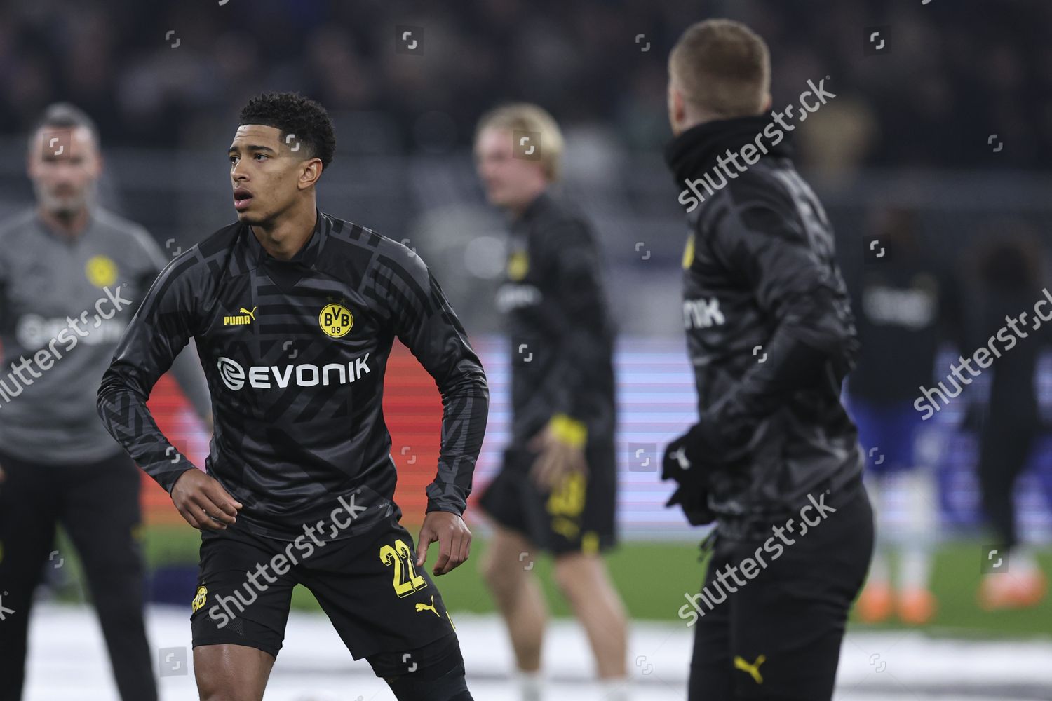 Jude Bellingham Borussia Dortmund During Warm Editorial Stock Photo ...