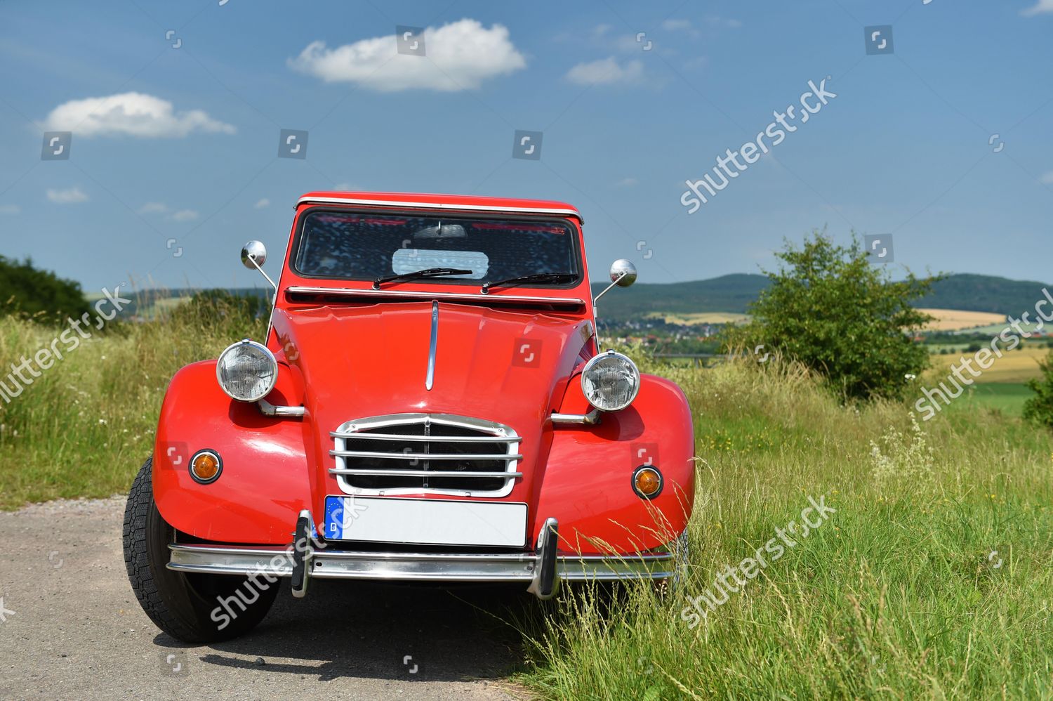 Classic Car Citroen 2cv Roadster Selfbuilt Editorial Stock Photo ...