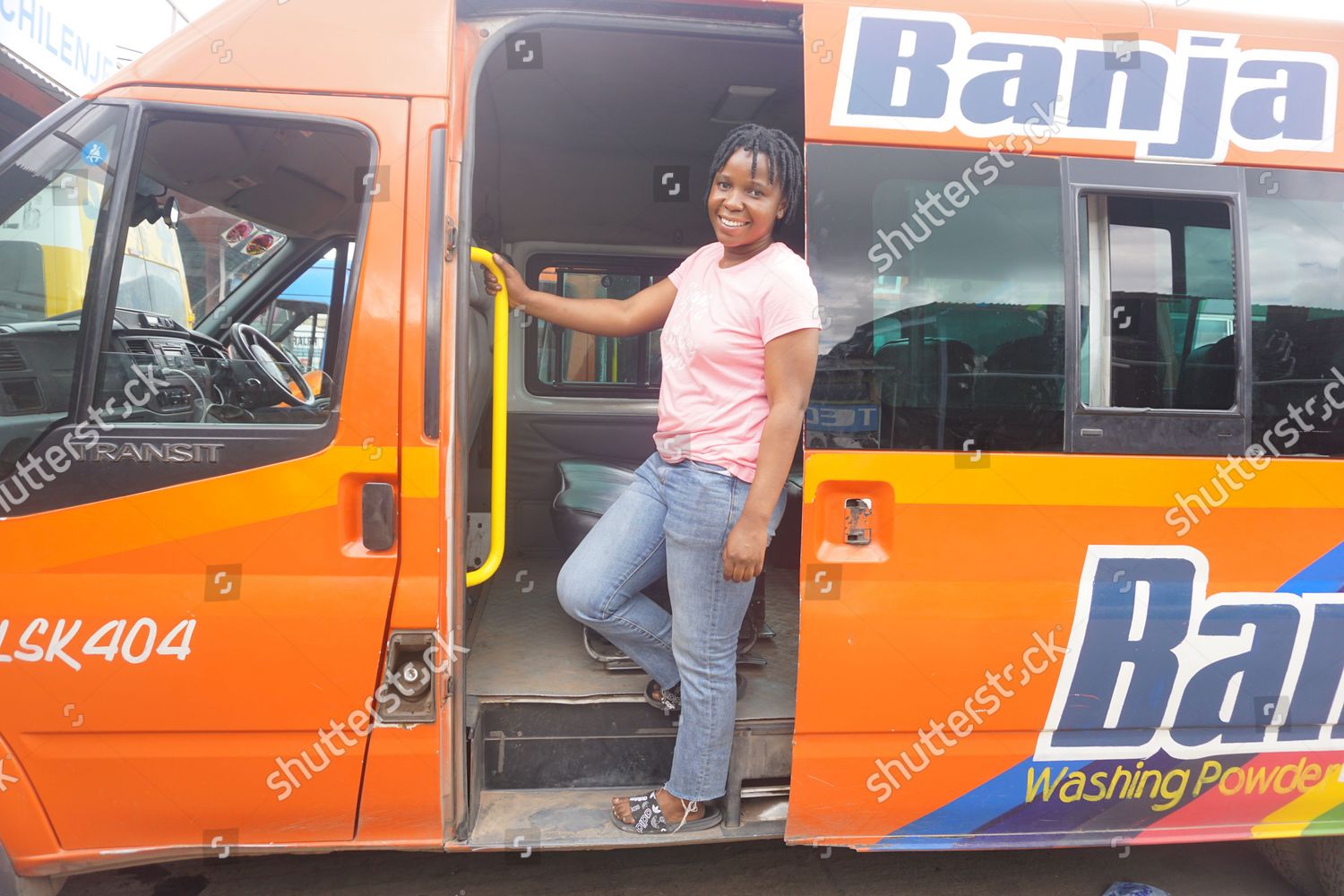 Martha Mwanza Female Bus Conductor Poses Editorial Stock Photo - Stock ...