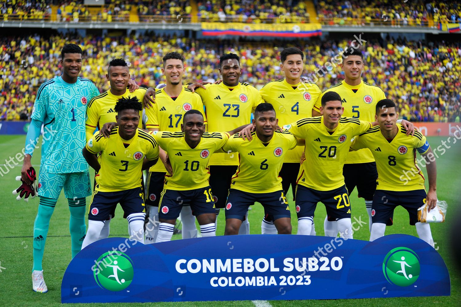 Colombias Team Poses Official Photo During Editorial Stock Photo ...