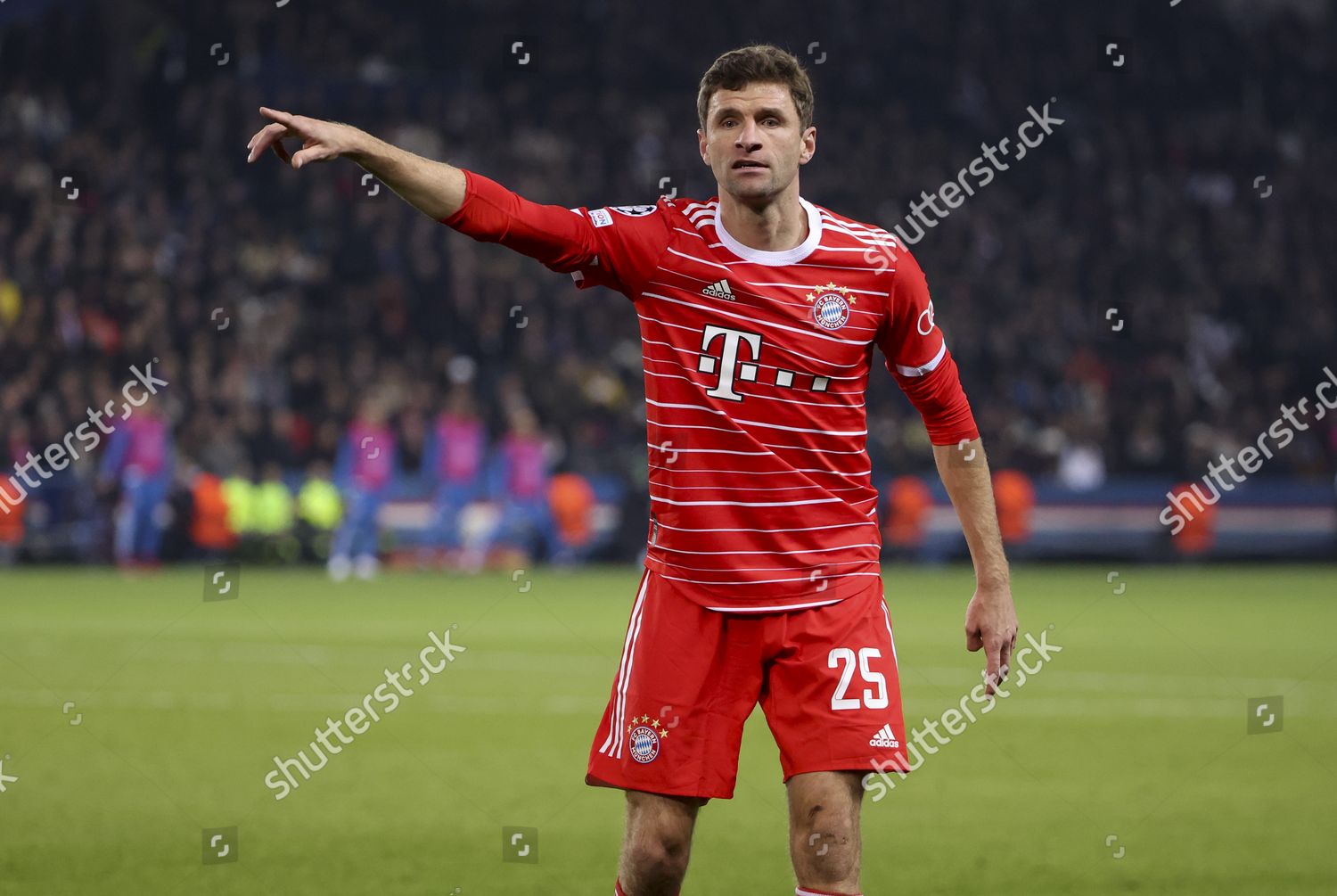 Thomas Muller Bayern Munich During Uefa Editorial Stock Photo - Stock ...