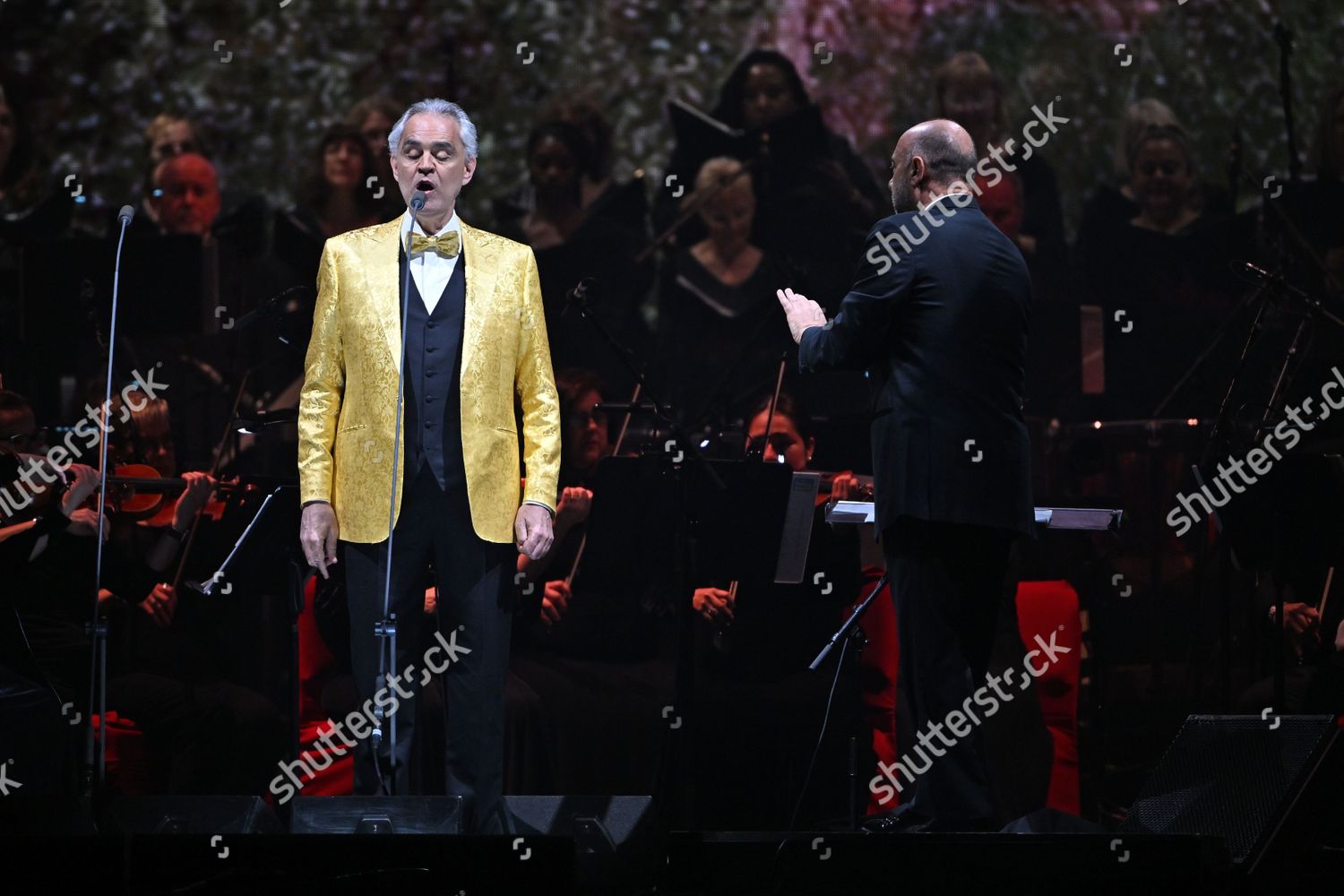 Andrea Bocelli Conductor Carlo Bernini Editorial Stock Photo - Stock Image | Shutterstock