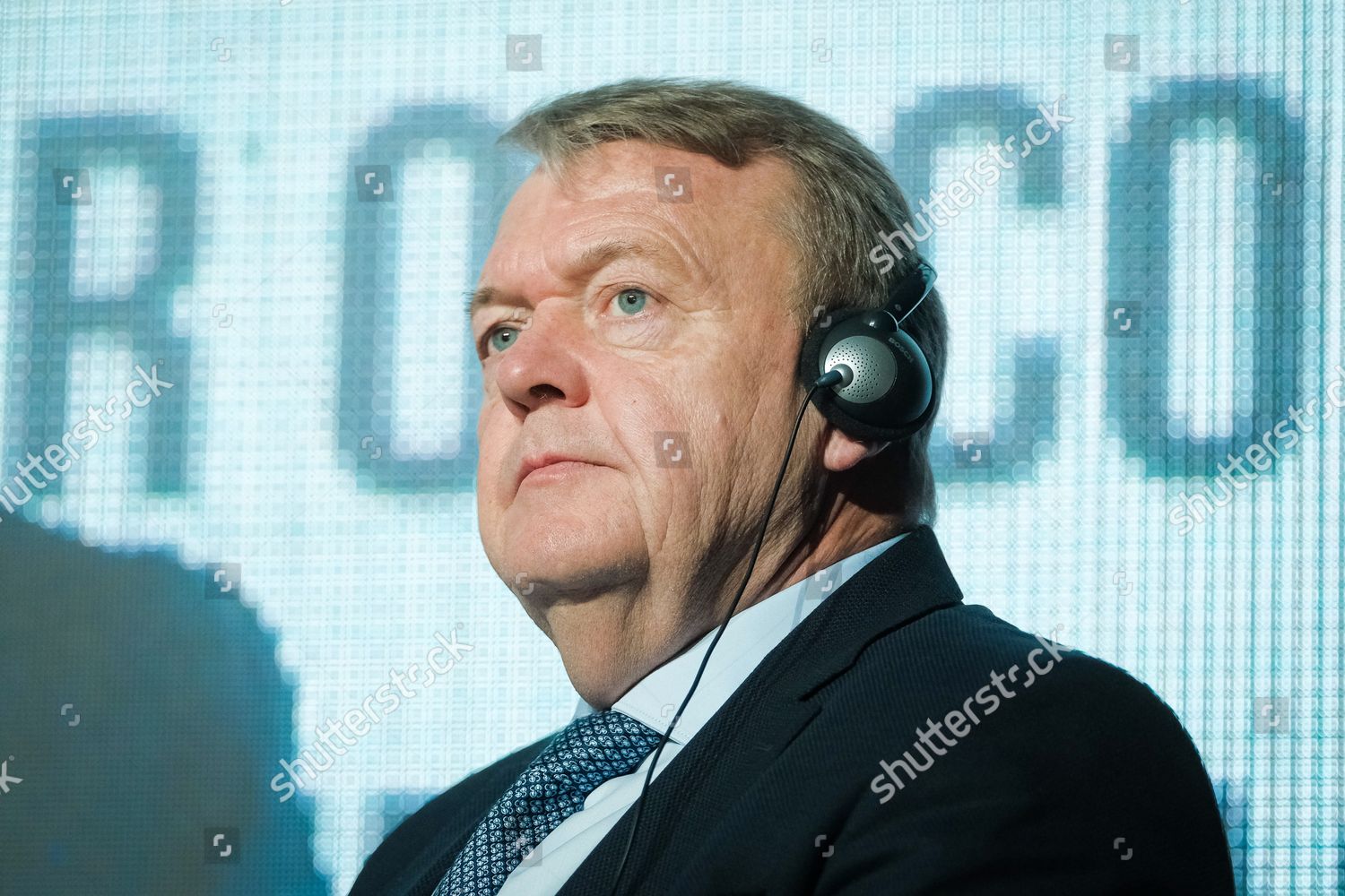 Danish Foreign Minister Lars Lokke Rasmussen Editorial Stock Photo ...