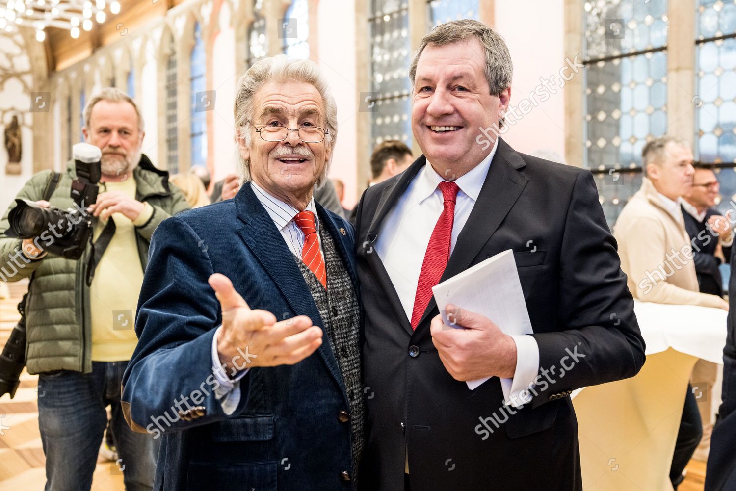 Helmut Haumann Dr Werner Wolf President Editorial Stock Photo - Stock ...