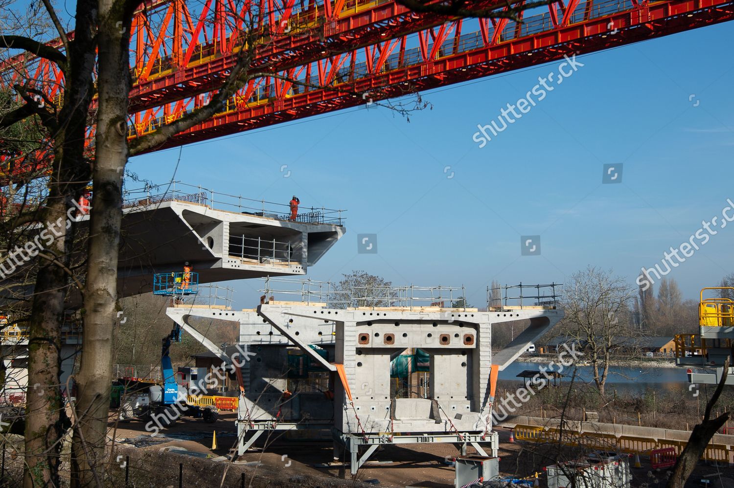 Hs2 High Speed Rail 2 Colne Editorial Stock Photo - Stock Image ...